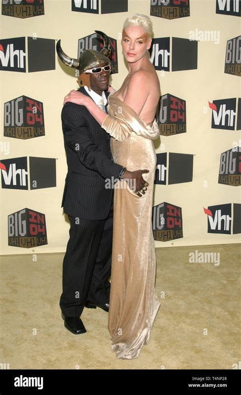 Flavor Flav And Brigitte Nielsen Brigitte Nielsen Arrivals Comedy