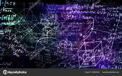 Rendering Abstract Blocks Mathematical Formulas Virtual Space Camera Mathematical Formulas