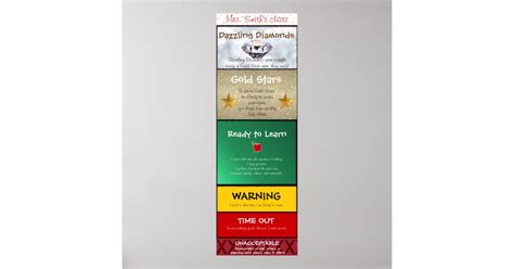 Classroom Clip Chart Zazzle