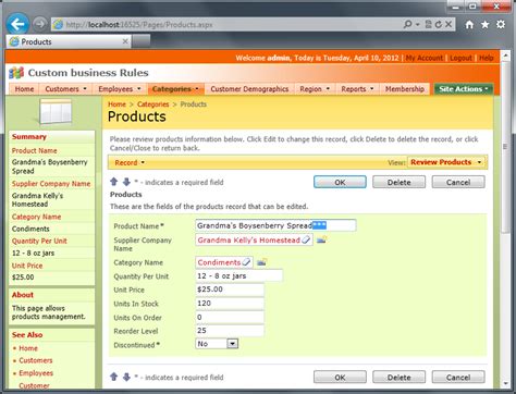 Code On Time Business Rules C And Visual Basic Custom Business Rules
