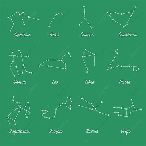 Constellations Stars Set Cosmos Sky Background Hand Backdrop Night
