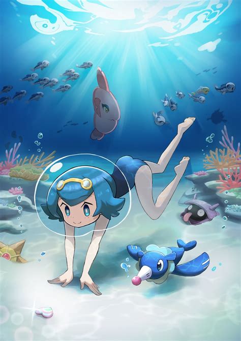 Lana Popplio Staryu Wishiwashi Wishiwashi And 2 More Pokemon And 2 More Drawn By