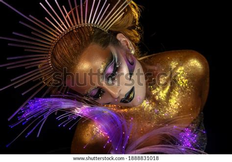 Gold Crown Beautiful Sexy Girl Crown Stock Photo Shutterstock