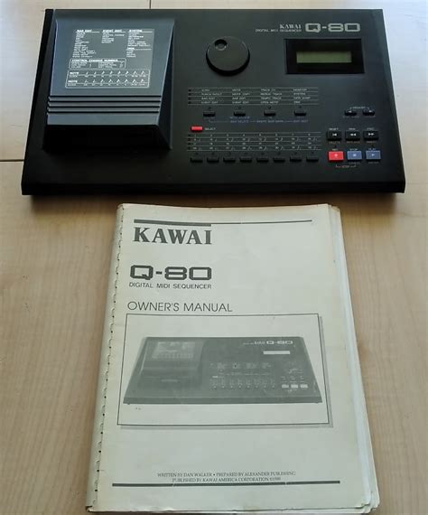 Kawai Q 80 Digital Sequencer Midi Recorder 32 Track Looper Reverb