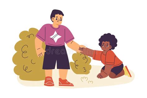 Маленький ребёнок дарит цветы матери Иллюстрация штока иллюстрации насчитывающей отпразднуйте