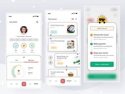 Online Course App App Design Ios App Design Learning Design