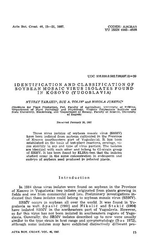 PDF IDENTIFICATION AND CLASSIFICATION OF SOYBEAN DOKUMEN TIPS
