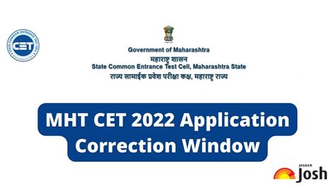 Mht Cet 2022 Application Correction Window Opens