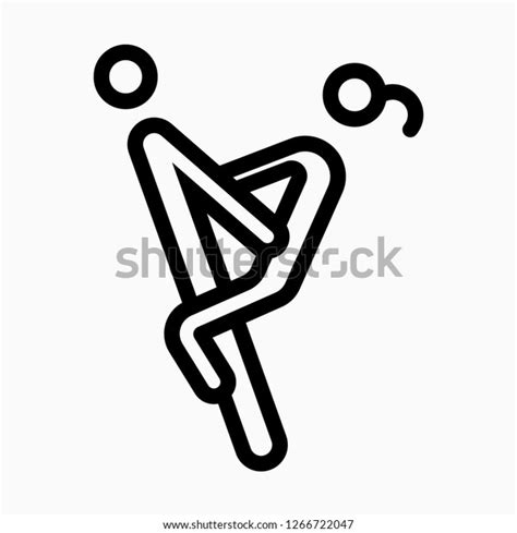 Outline Sex Position Pixel Perfect Vector Stock Vector Royalty Free Shutterstock