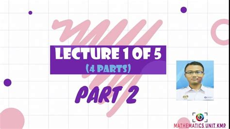 Chapter 5 Lecture 1 Of 5 Part 2 Youtube