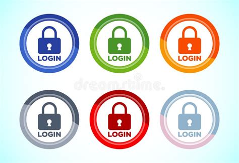 User Profile Login Icon Design Access Authentication Icon Button