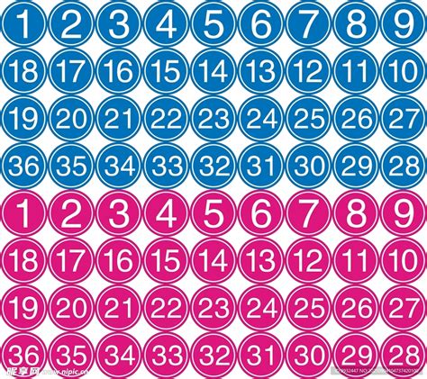 数字排列设计图 海报设计 广告设计 设计图库 昵图网