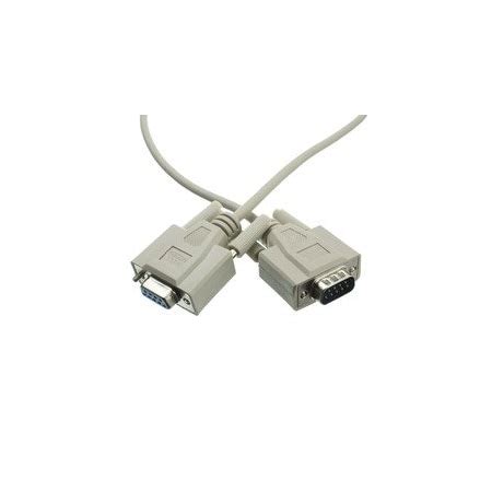 Swe Tech 3C Null Modem Cable DB9 Male To DB9 Female UL Rated 8 Conductor 15 Foot FWT10D1