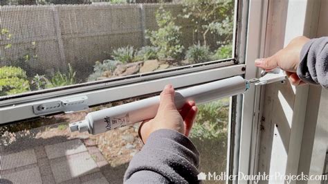 How To Replace The Pneumatic Cylinder On A Screen Door Mother Daughter Projects
