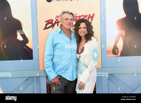 Nels Van Patten Left And Nancy Valen Arrive At The Premiere Of After Baywatch Moment In The