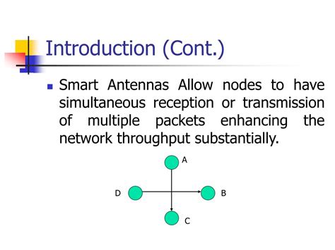 Ppt Enhancing Network Throughput In Wireless Ad Hoc Networks Using