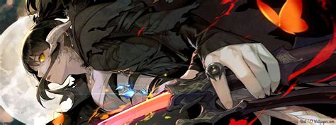 Anime Girl Sword Fantasy Warrior K Wallpaper Download