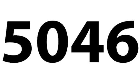 Zahl 5046