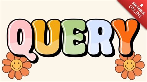 Query 70s Retro Font Text Effect Generator