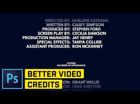 Movie Credits Order 60 Photos Moonagedaydream Film
