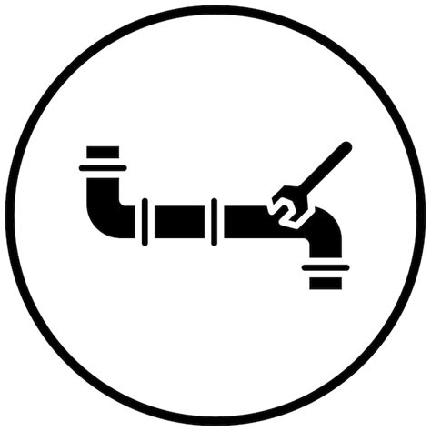 Premium Vector Pipe Fixing Icon Style