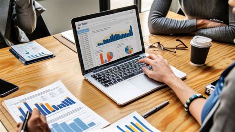 Meeting Analyzing Business Data Ai Generated Image Stock Image Image Of Meeting Colleagues