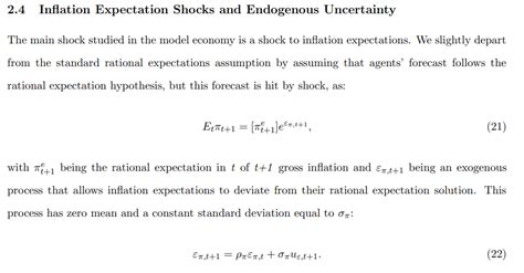 Inflation Expectation Shock General Dsge Modeling Dynare Forum