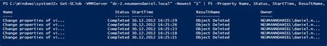 System Center 2012 SP1 VMM Cmdlet Fehler Daniel S Tech Blog