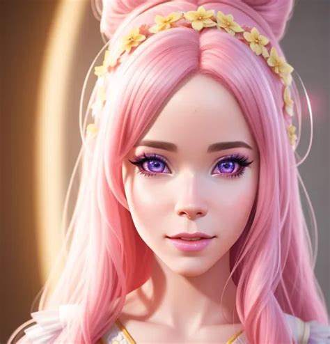 Full Body Portrait Of Belle Delphine Hyper Detailed