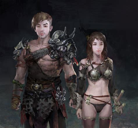 Artstation Male And Female Character
