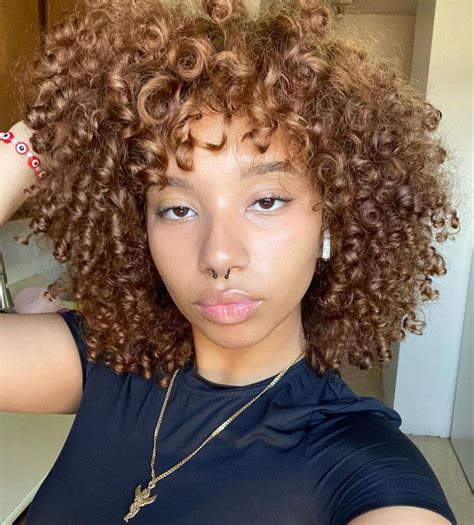 Pin By Kenderrickaj On Hairstyles Dyed Curly Hair Honey Brown Hair Colored Curly Hair