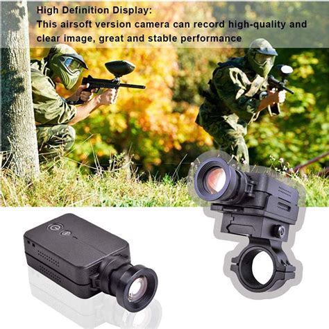 Runcam Camera Airsoft Version Gun Camera Scope Cam 35mm Lens 1080p Built In Wifi Ios Android