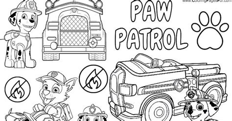 Paw Patrol Vehicles Coloring Pages All Coloring Pages Paw Patrol