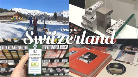 Swiss Vlogㅣ한일가족의 스위스 일상ㅣ제네바 주재원 가족이 보내는 주말 일상ㅣ1n년 만의 스키 프랑스 리옹 폴보큐즈 스킨케어 루틴 소개 프랑스 화장품 등