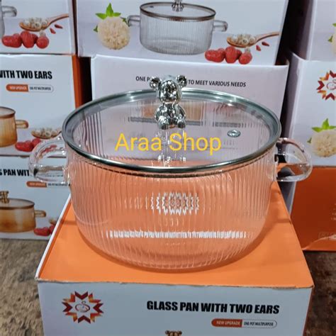 Jual Panci Full Kaca Beling 16cm Glass Pan 16cm One Pot Multipurpose