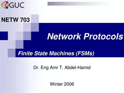 PPT Network Protocols PowerPoint Presentation Free Download ID 4584376
