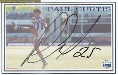 Paul Curtis Autograph Collection Entry At Startiger