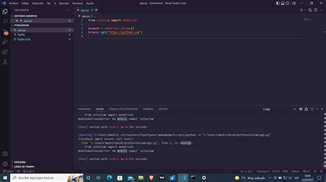 Modulenotfounderror No Module Named Selenium Python Code With Mosh Forum