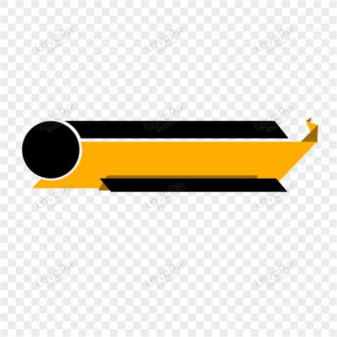 New Yellow Colour Luxry Lower Third Luxry Luxry Lowwer Third Png
