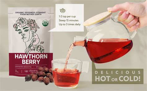 Zhivana Organics Organic Hawthorn Berry 8oz Hawthorne