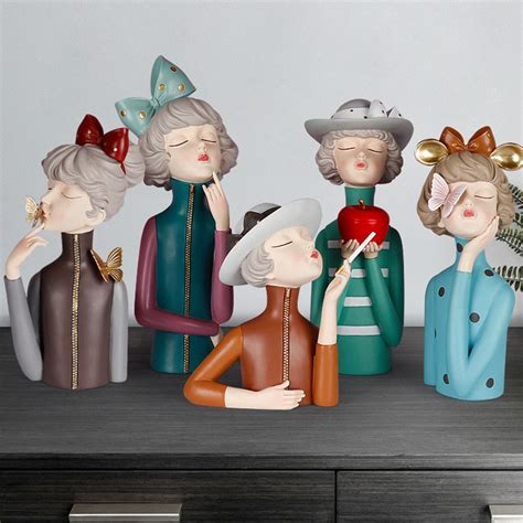 Classy Girl Statues Glam And Cozy
