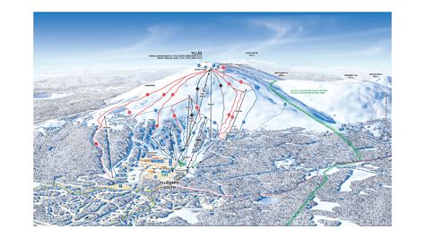 Yllas Ski Map And Resort Information Free Piste Map
