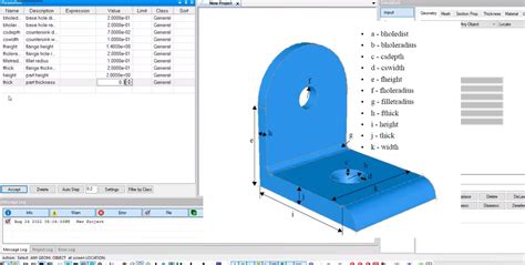 Stresscheck Tutorial Parametric Solid Modeling Of A 3d Bracket Esrd
