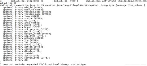 在hive建表字段中出现空格hive建表字段可以有空格 Csdn博客