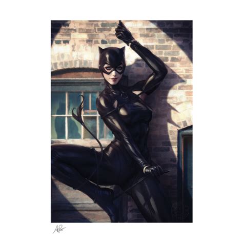 Batman Catwoman 1 Fine Art Print By Stanley Artgerm Lau And