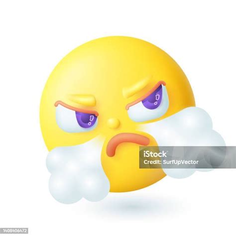 3d 만화 스타일 화가 이모티콘 아이콘 격노한에 대한 스톡 벡터 아트 및 기타 이미지 격노한 노랑 눈 신체 부분 Istock