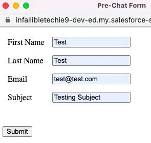 Salesforce Find Or Create Case Records Using Pre Chat API With Custom Field InfallibleTechie