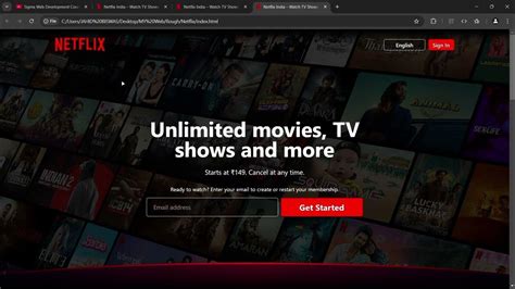 Netflix Clone Without Javascript Heres How Ft Codewithharry