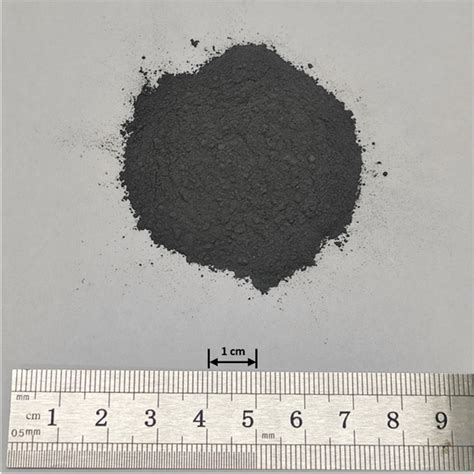 Fe3o4 Powder A Appearance And B Esem Image Of The Fe3o4 Powder