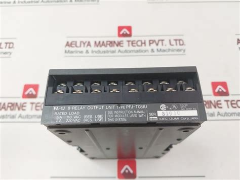 Idec Izumi Pfj T013u Analog Output Unit With Pfj T081u 8 Relay Output Unit Aeliya Marine